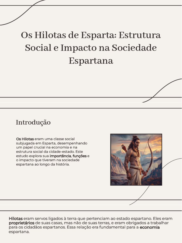 Os Hilotas de Esparta | PDF