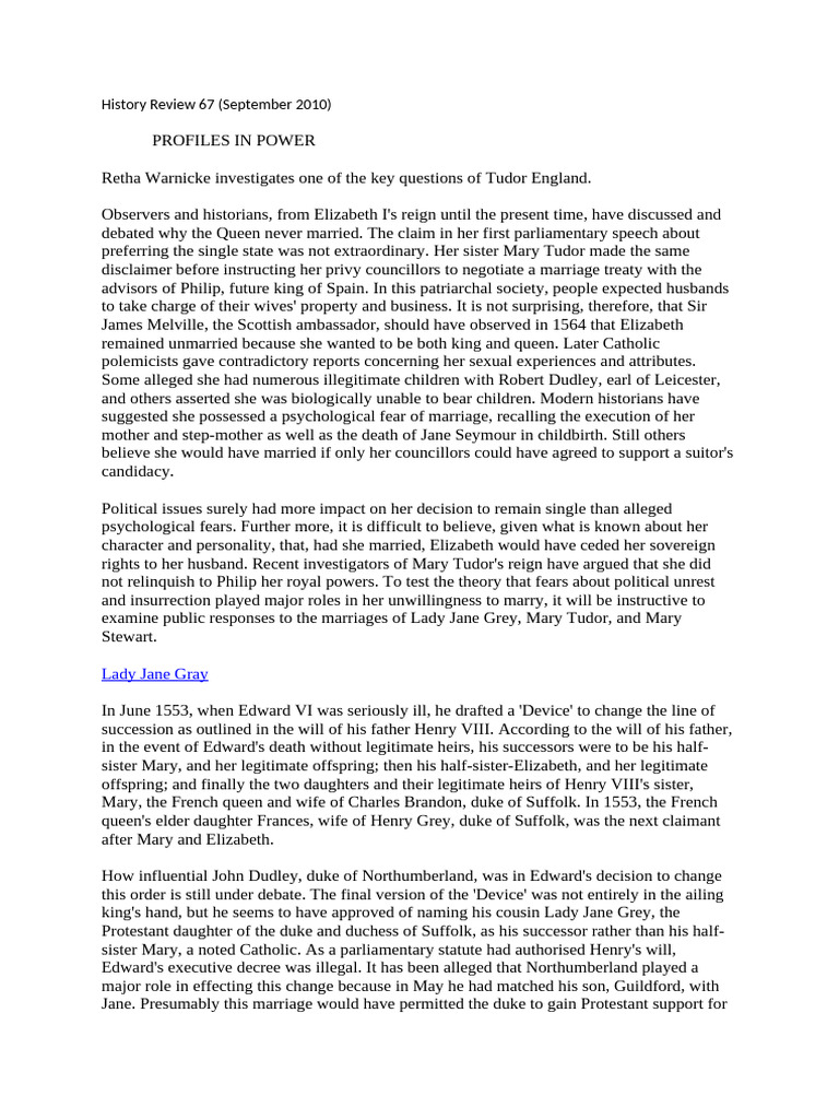 Warnicke Interpretation Article | PDF