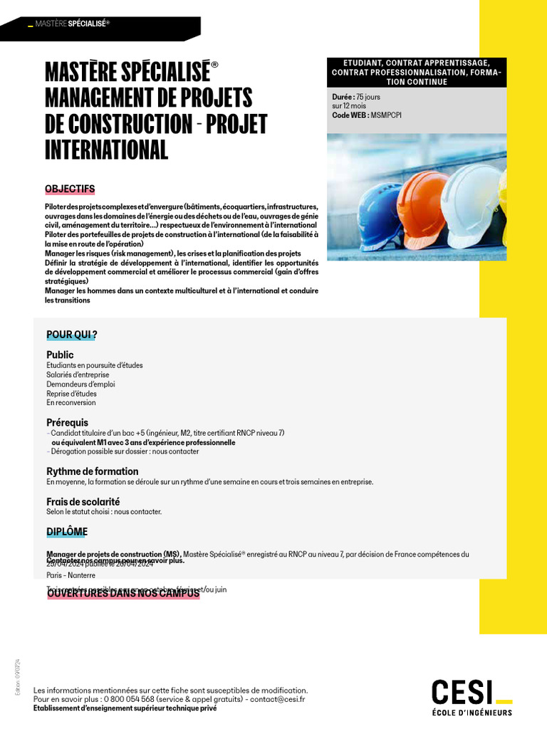 Fiches 2024fiche Programme Detaillee 1474997 | PDF
