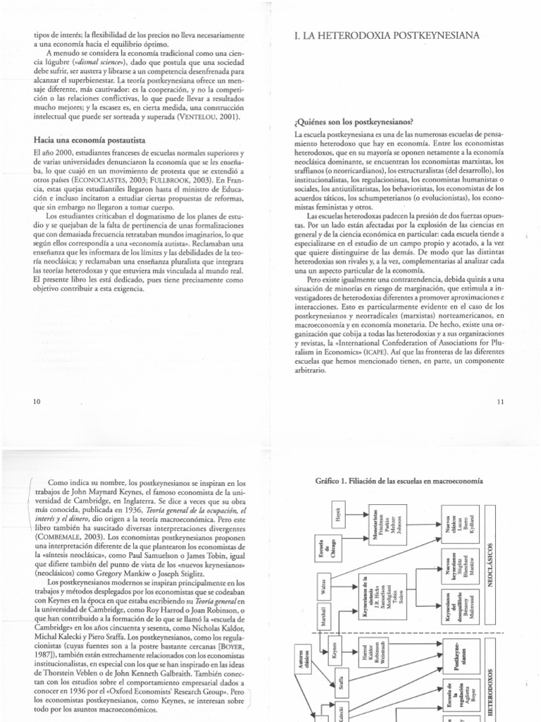 La Heterodoxia Postkeynesiana | PDF