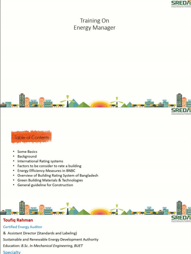 D3 S5 Session Overview of Building Energy Efficiency and Environment ... D3 S5 Session Overview of Building Energy Efficiency and Environment ...