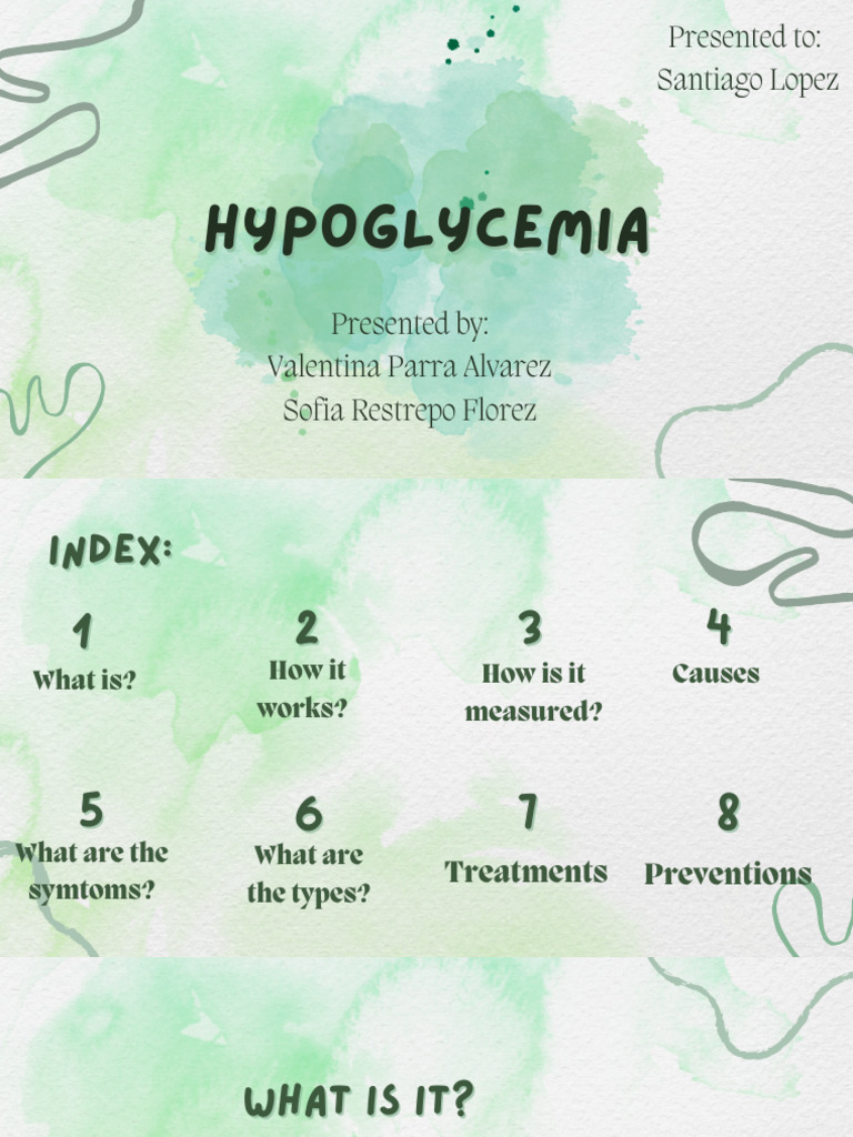 Hypoglycemia | PDF