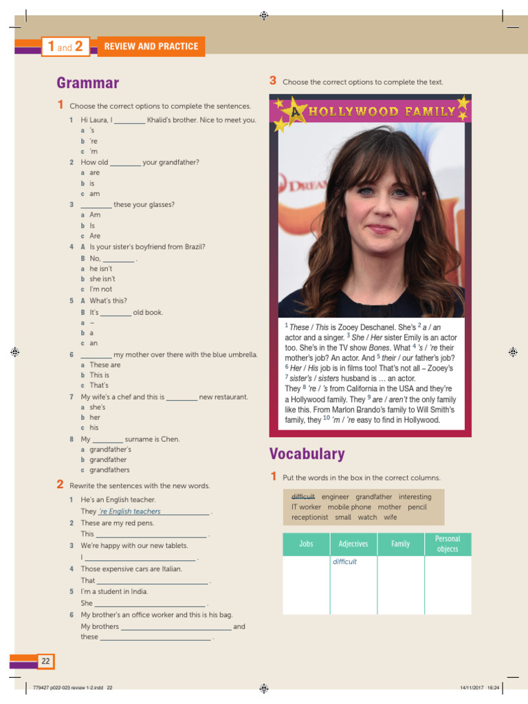 Grammar Practice 2 | PDF