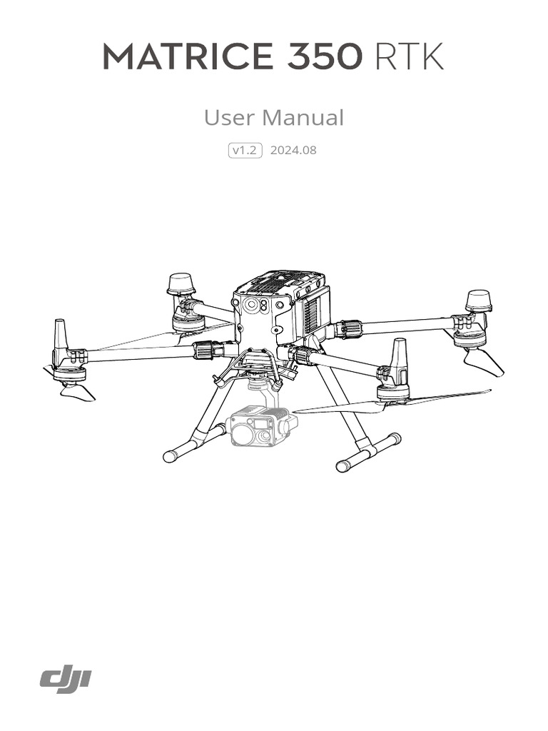 Matrice 350 RTK User Manual v1.2 en | PDF