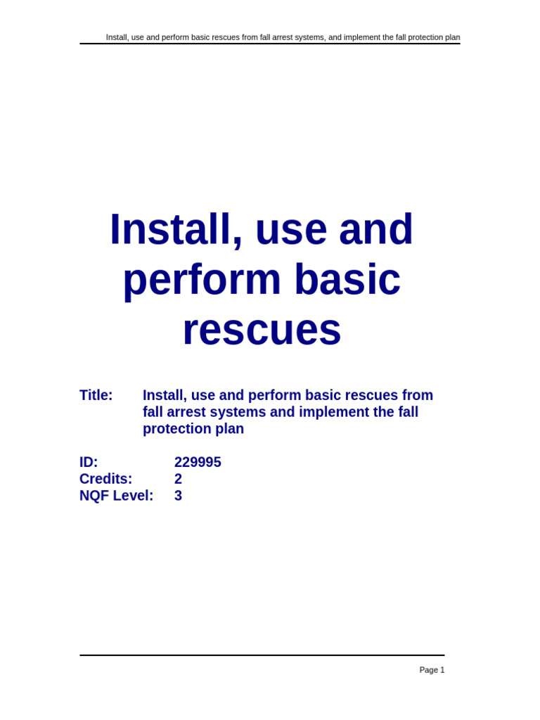 229995 - Learner Guide | PDF