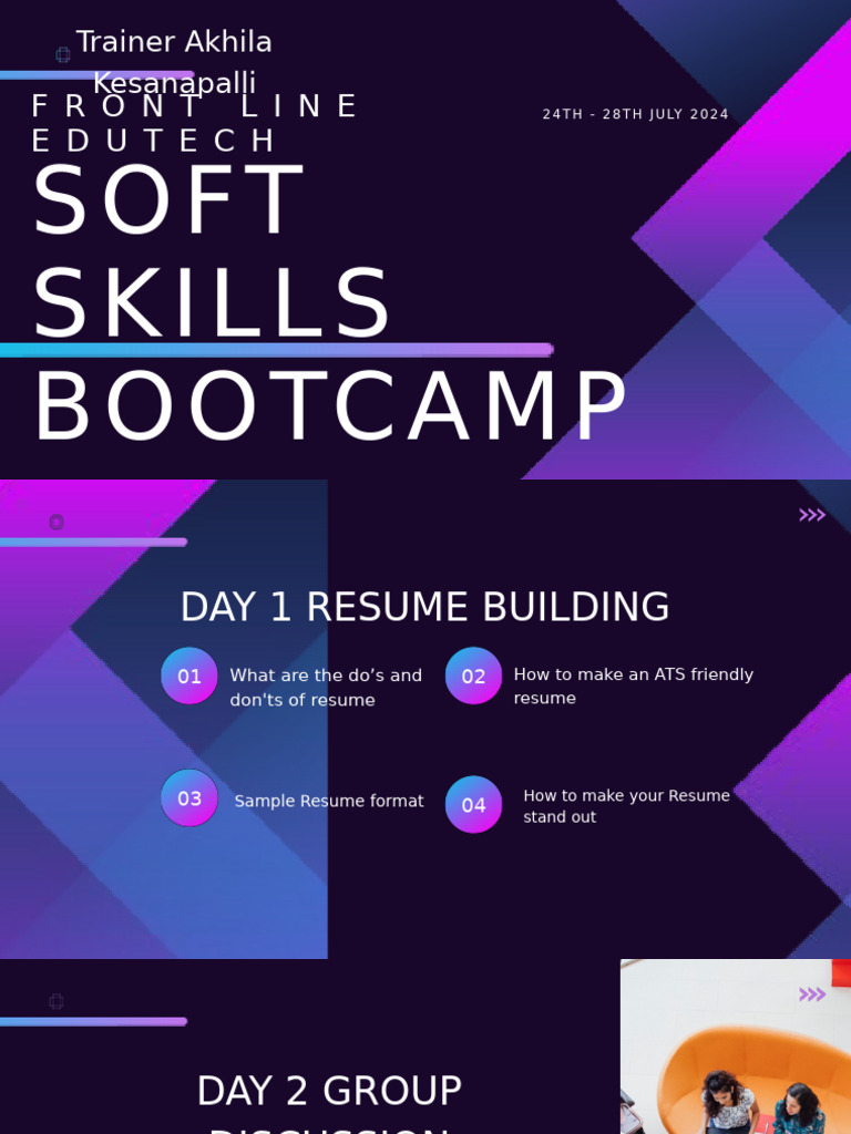 Soft Skills Pitch Frontline Edutech-2 | PDF