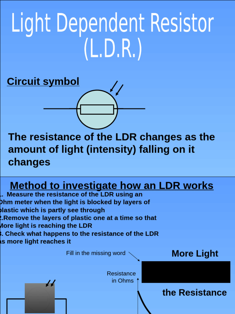 LDR Sensor | PDF