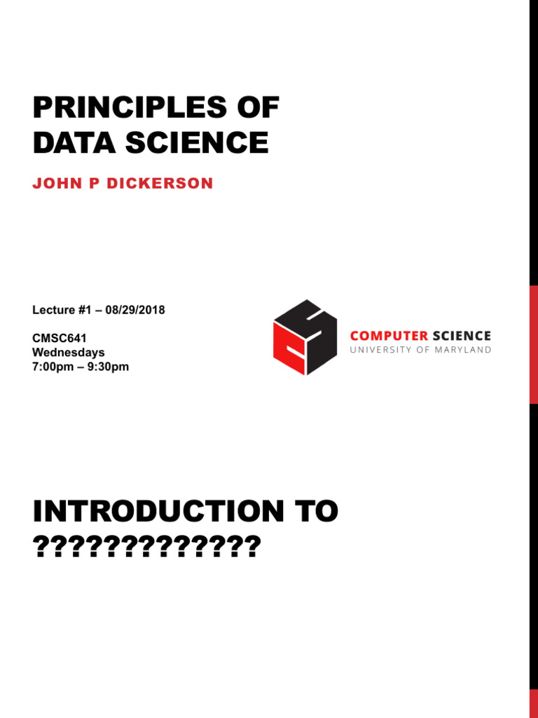 PRINCIPLES OF DATA SCIENCE by - JOHN P DICKERSON | PDF | Json | Machine ...