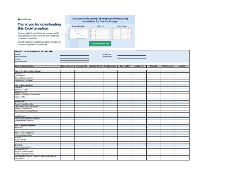 Excel Construction Project Management Templates Construction ...
