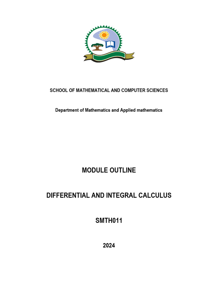 Module Outline SMTH011 2024 Final | PDF