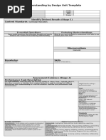 QCAA Unit Plan Template | PDF | Curriculum | Learning