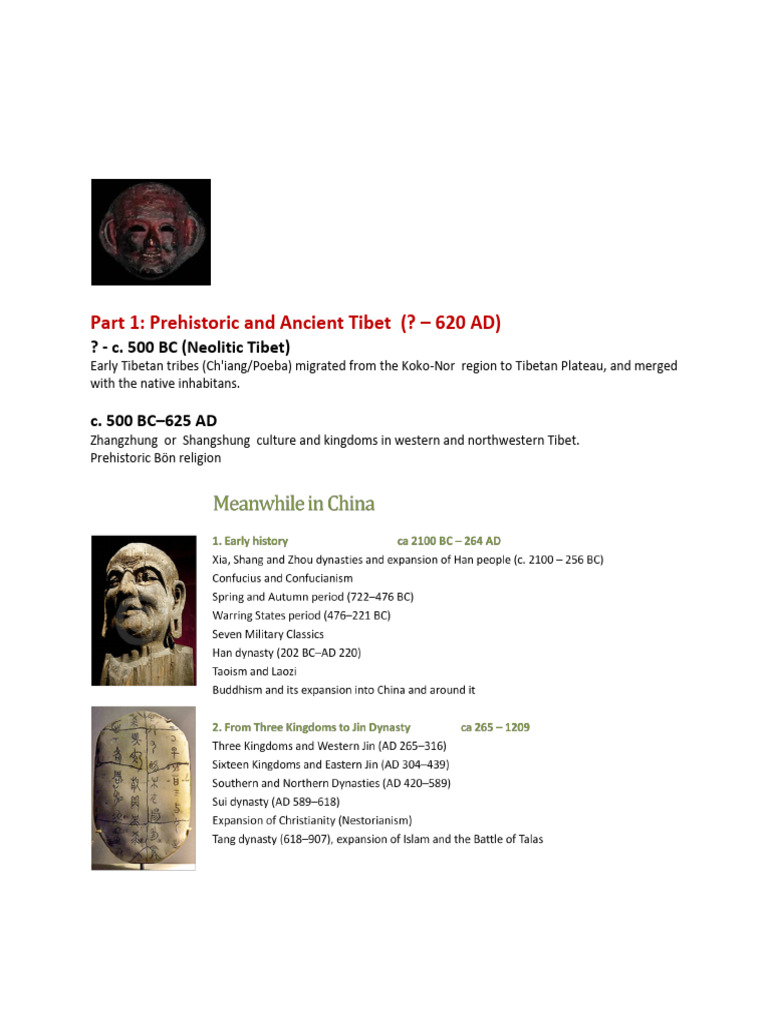 Ancient Tibet: Zhangzhung Culture Overview | PDF | Social Science | History