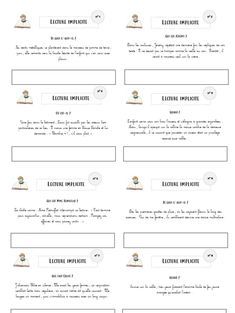 Fichier Lecture Implicite | PDF