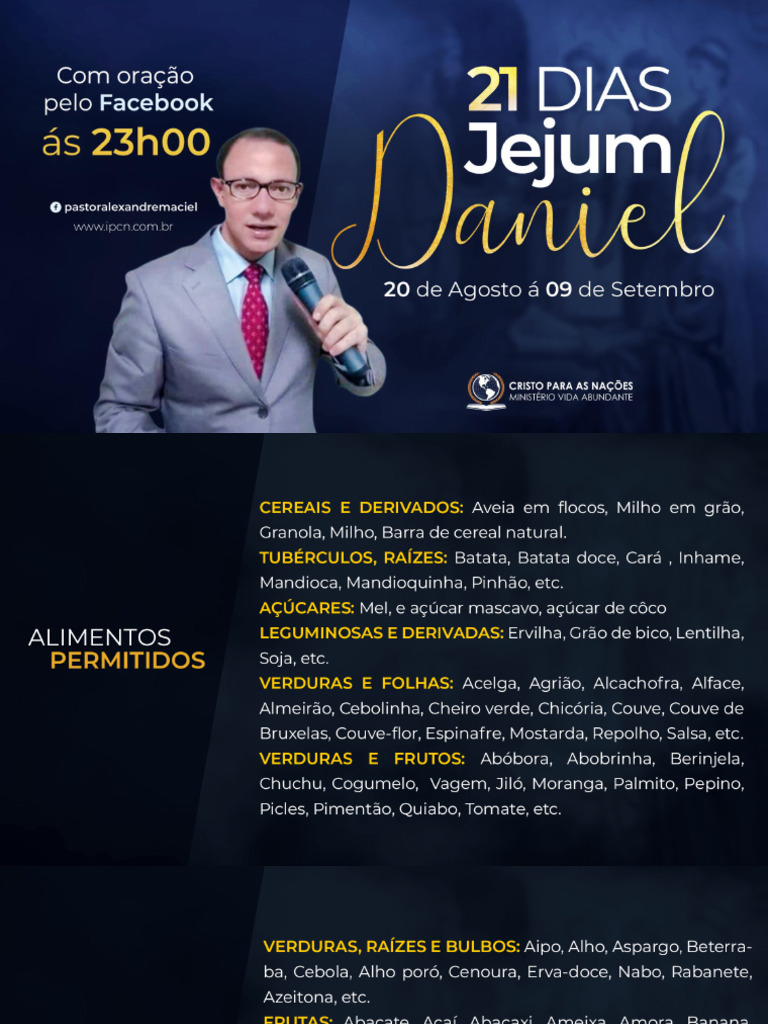 Jejum de Daniel (21 Dias) | PDF