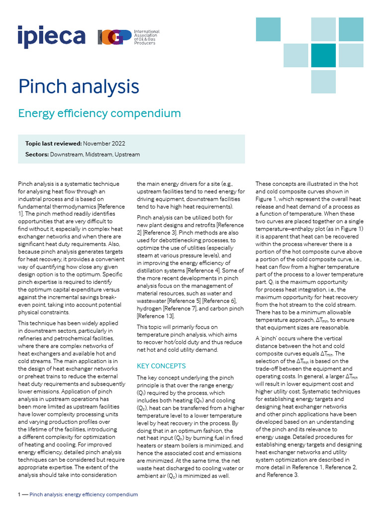 Pinch Analysis - 16dec22 | PDF