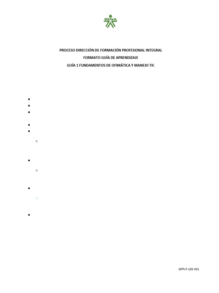 Guía 1 Fundamentos De Tics Pdf