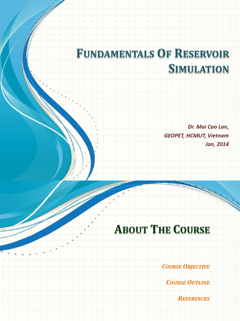 Fundamentals of Reservoir Simulation | PDF