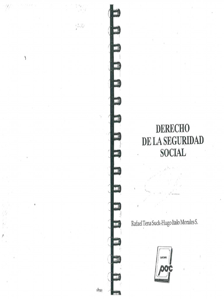 Libro DERECHO DE LA SEGURIDAD SOCIAL-Suck - Rotated | PDF