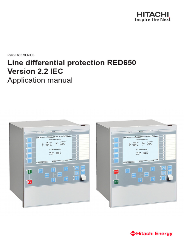 1MRK505393-UEN - en - K - Application Manual, Line Differential ...