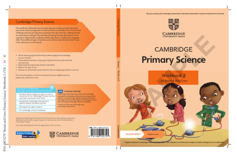 Cambridge Primary Science Workbook 2 - 9781108742757cvr | PDF