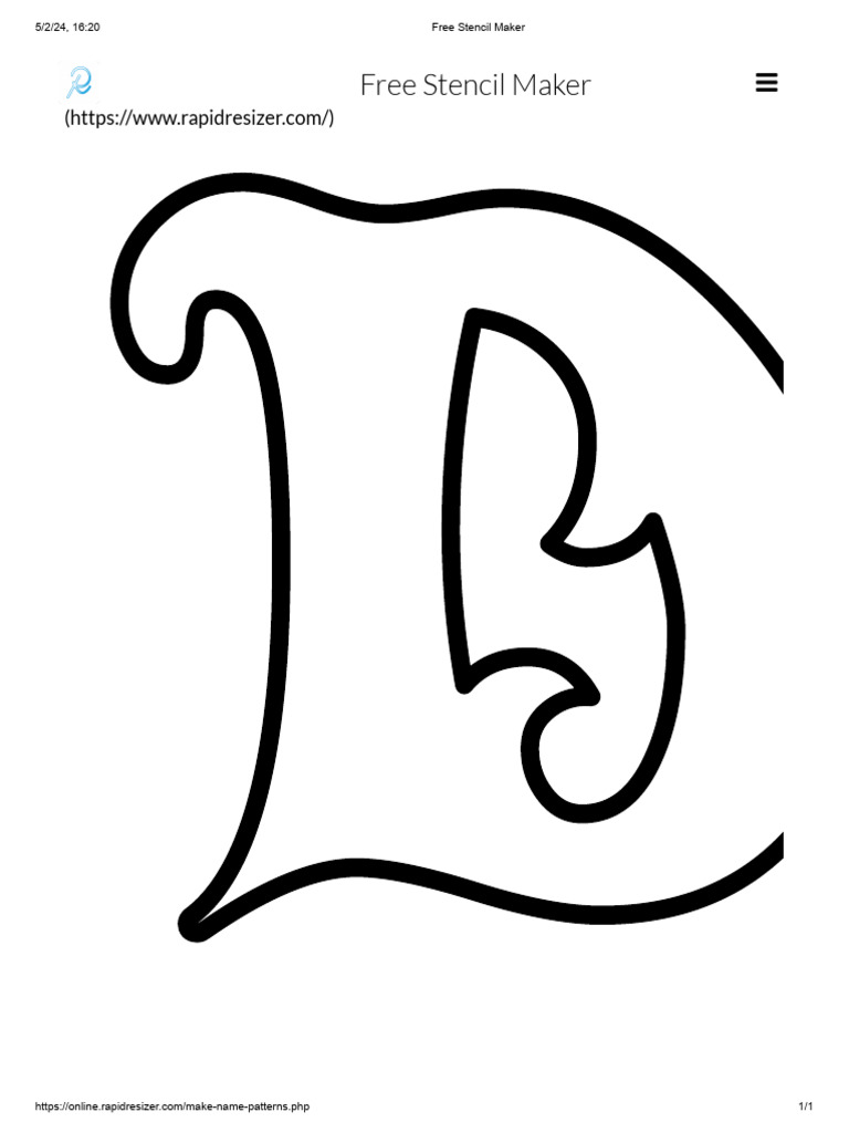 Free Stencil Maker | PDF