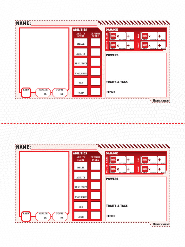 MMRPG All Character Sheets 20240807 | PDF
