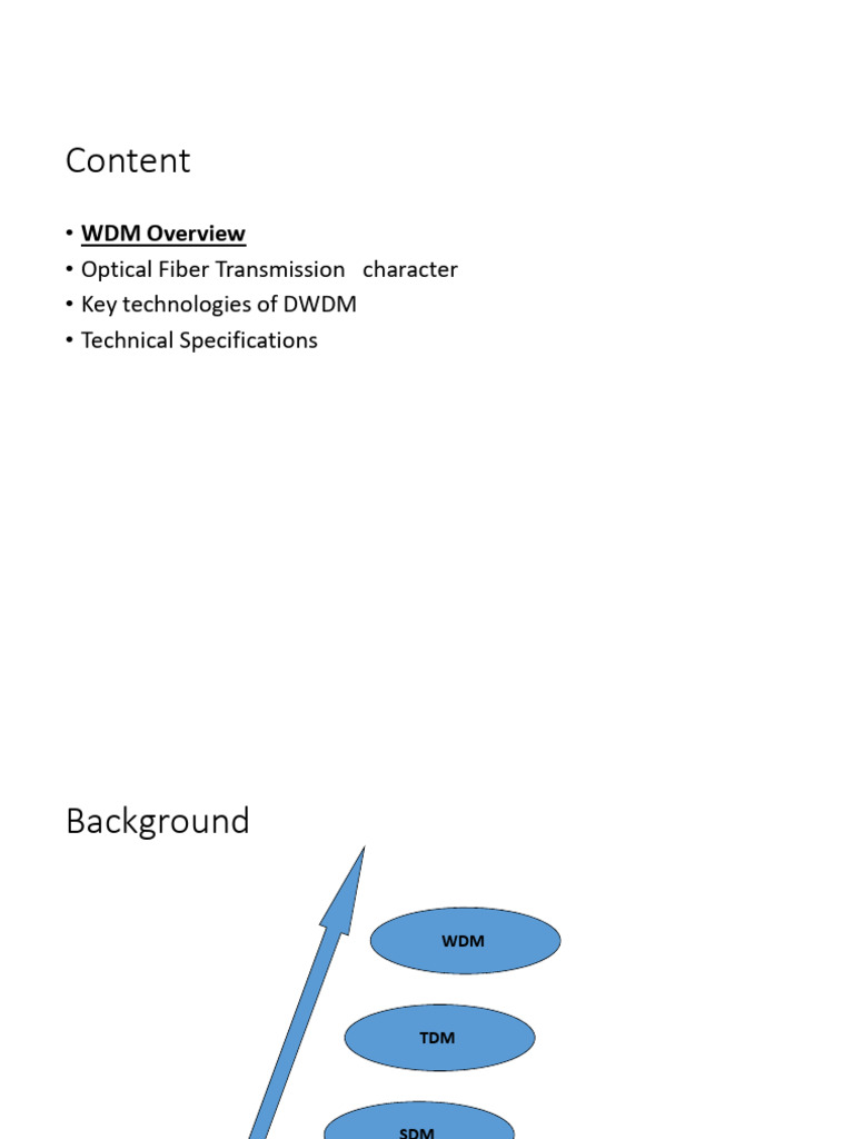 DWDM PPT Basics | PDF