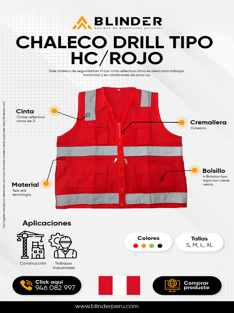 chaleco-drill-tipo-hc-rojo-blinder | PDF