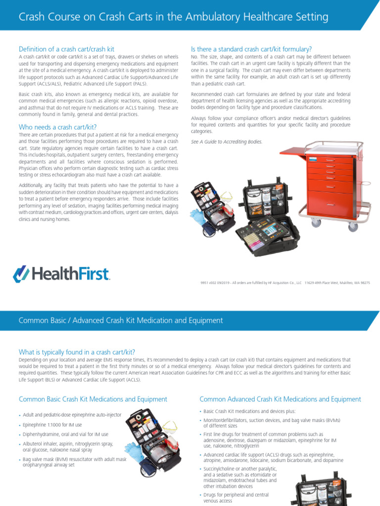 9951 Crash Cart | PDF