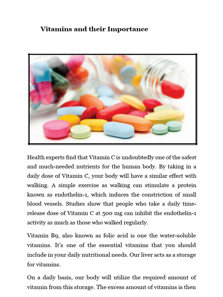 Vitamins | PDF