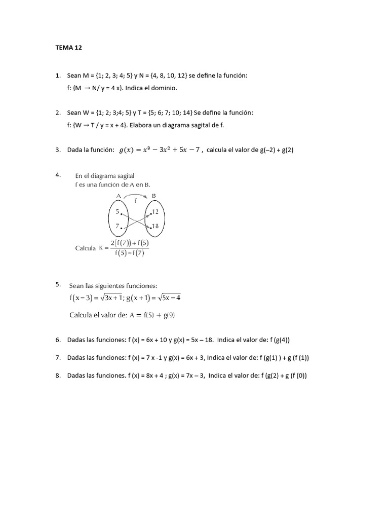 Tarea Tema 12 Funciones | PDF