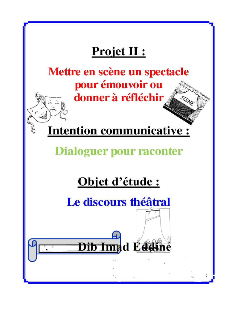 2as Cours Théatral | PDF