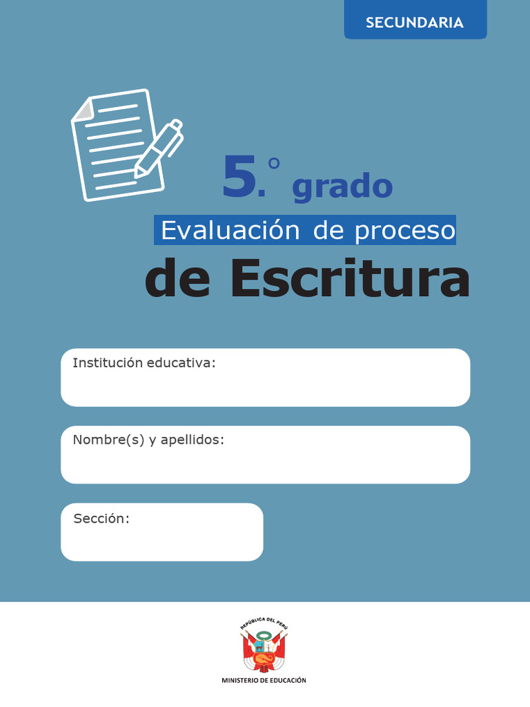 5to Grado Escritura | PDF