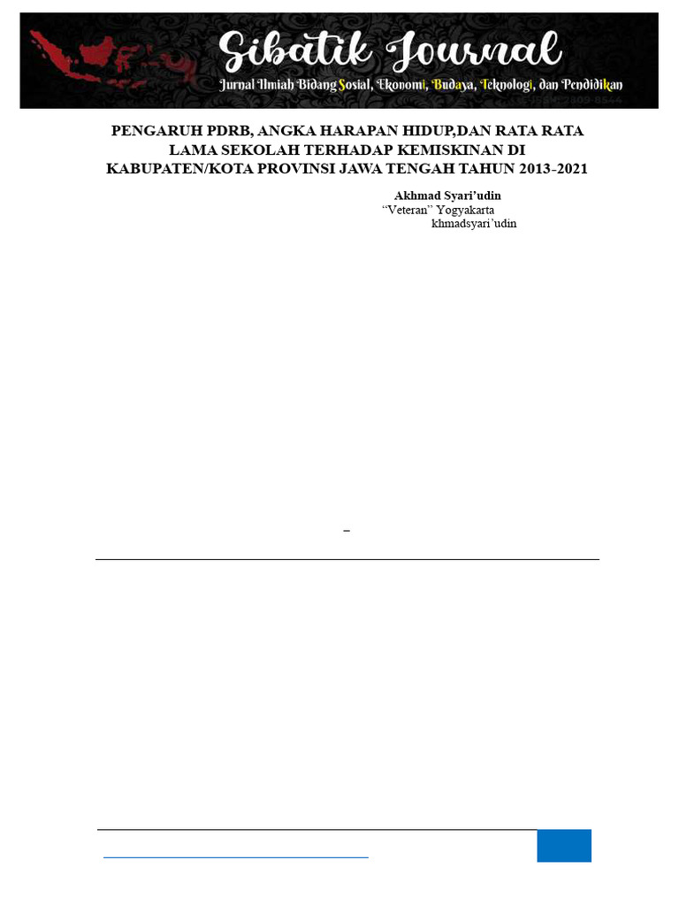 Jurnal+Arfa+Valiant+Kevin SIBATIK | PDF