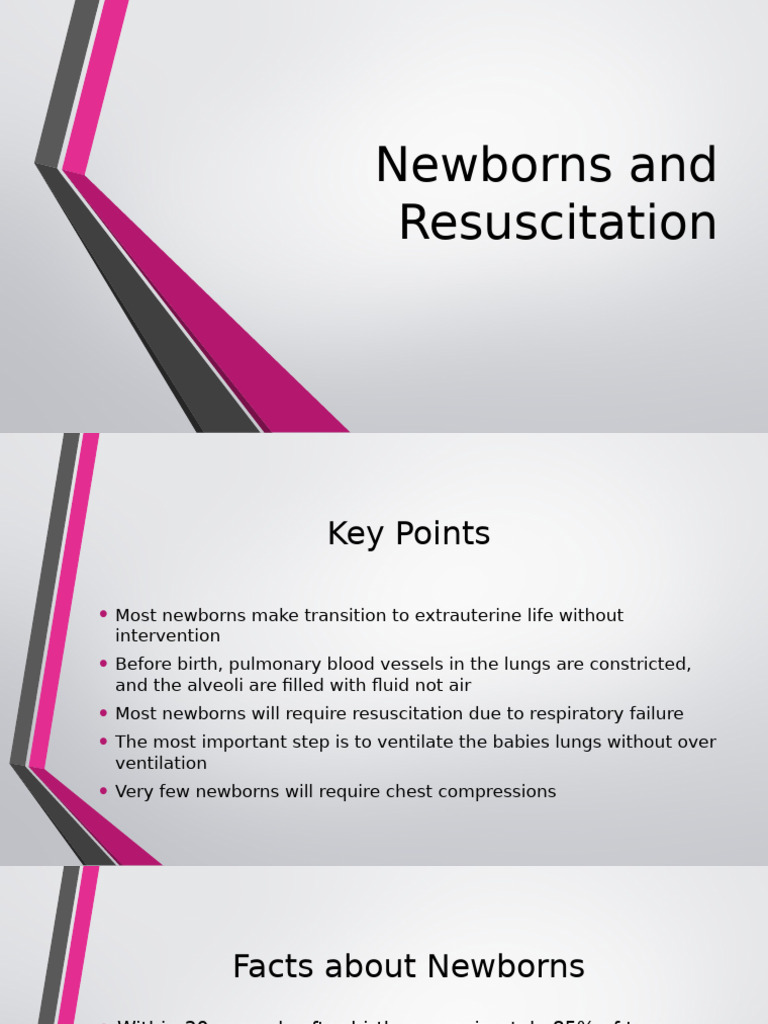 RCP- Newborns and Resuscitation- Lab | PDF