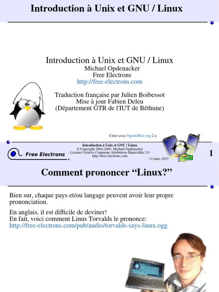 01-ETD Linux Introduction FR | PDF