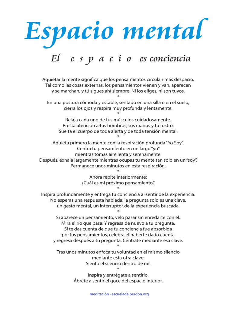 Espacio Mental | PDF
