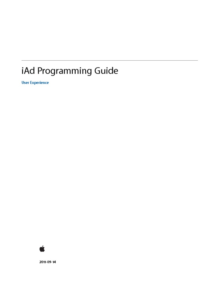 Iad Guide | PDF | Ios | Advertising
