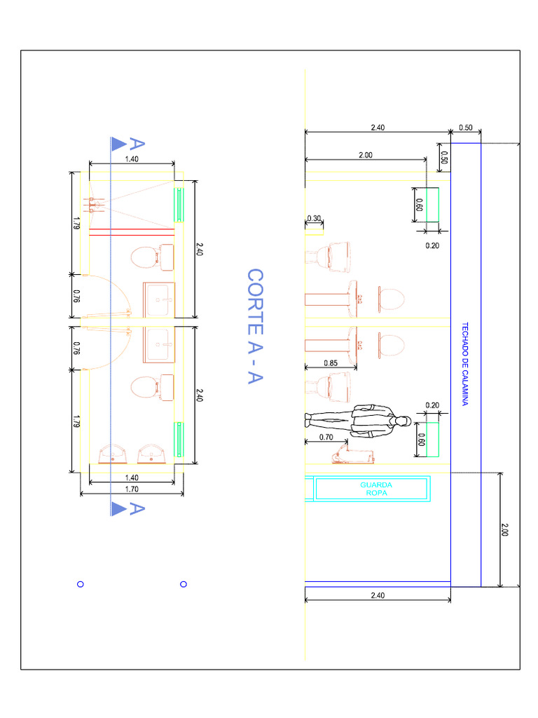 Plano Baño Comedor | PDF