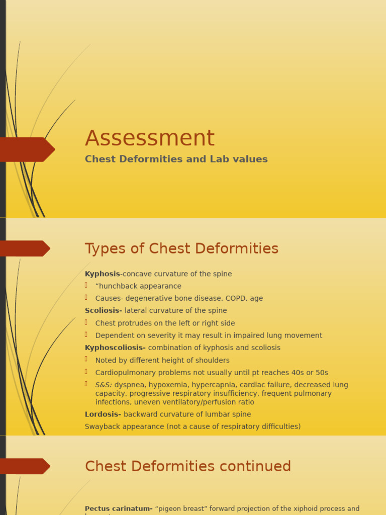 Chest Deformities | PDF