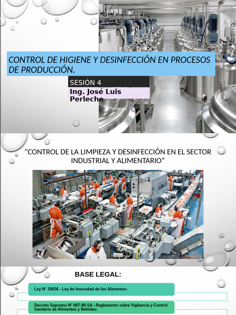 Limpieza y Desinfeccion | PDF