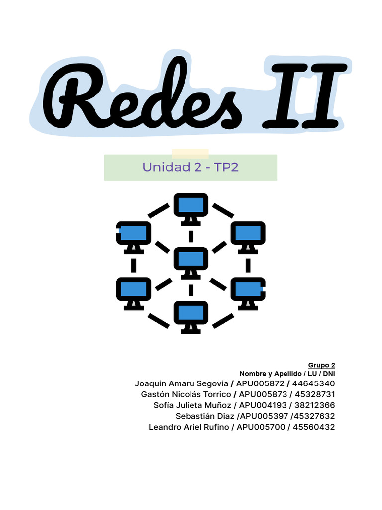 Redes2 Grupo - 2 TP2 | PDF
