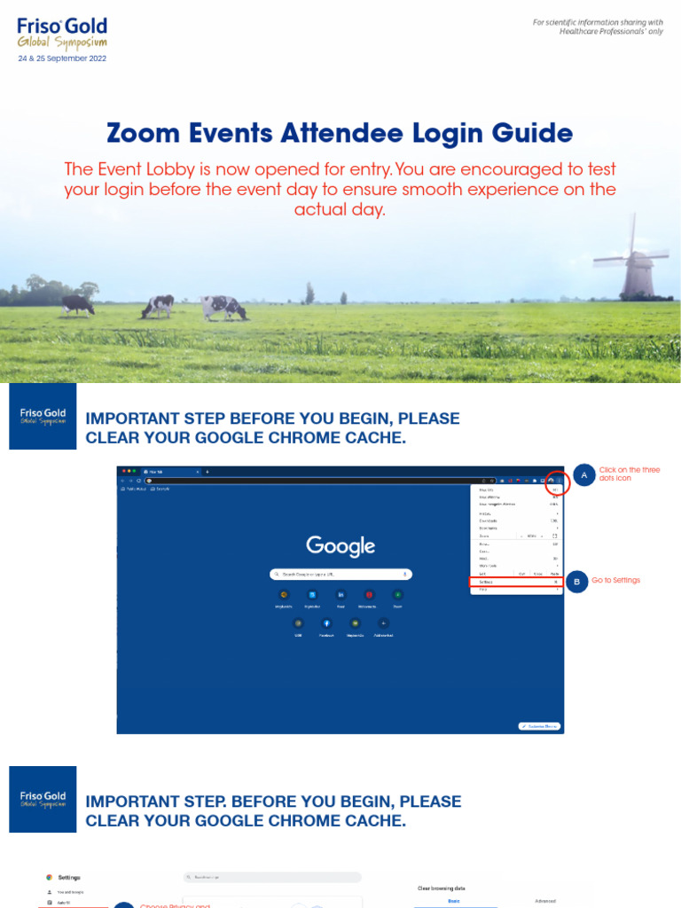 4. Guidelines to join events on Zoom Events.v2 | PDF