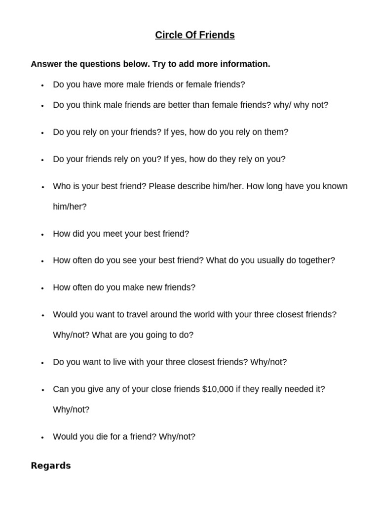 Circle of Friends | PDF