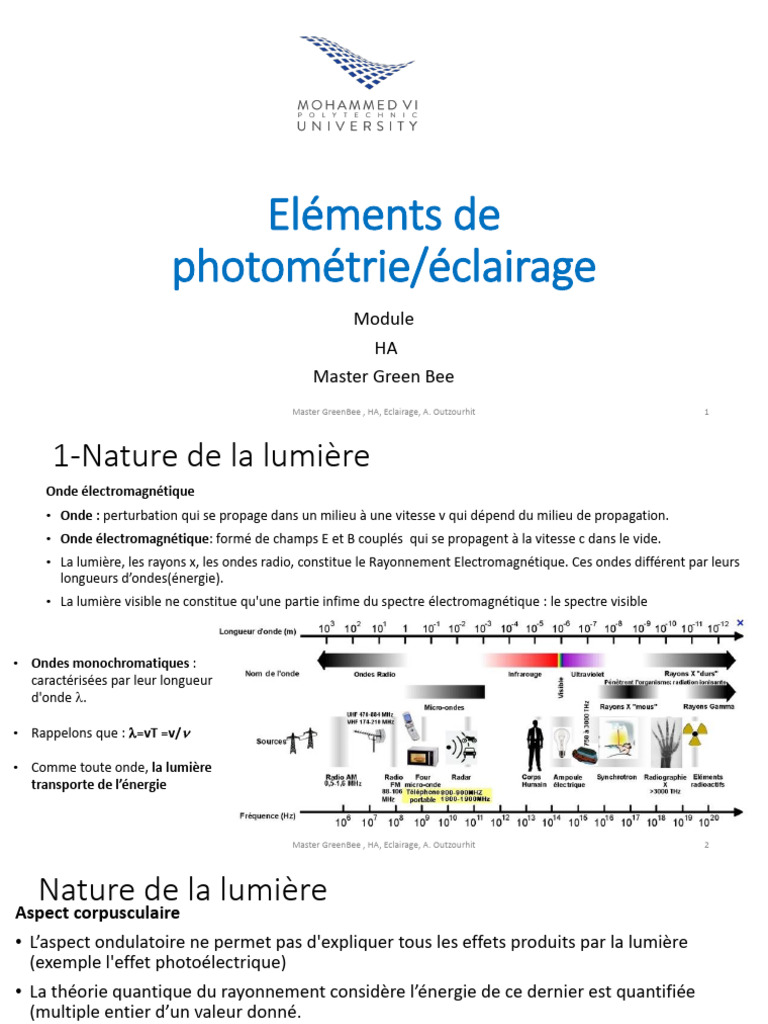 Photmetrie Eclairage | PDF