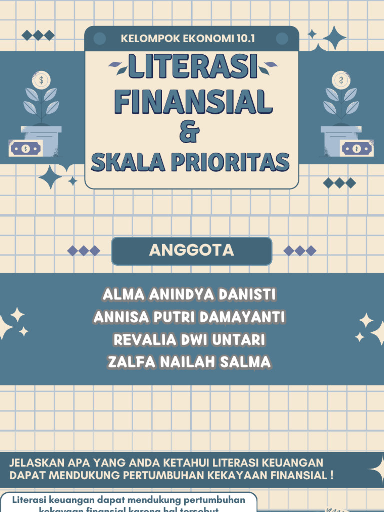 Tugas Kelompok Ekonomi Literasi Finansial | PDF