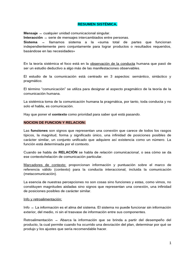 RESUMEN 1 - Axiomas | PDF