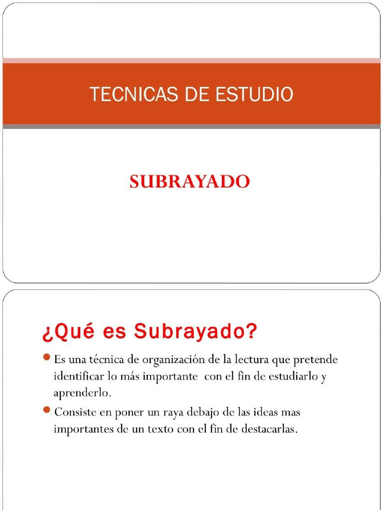 El Subrayado | PDF