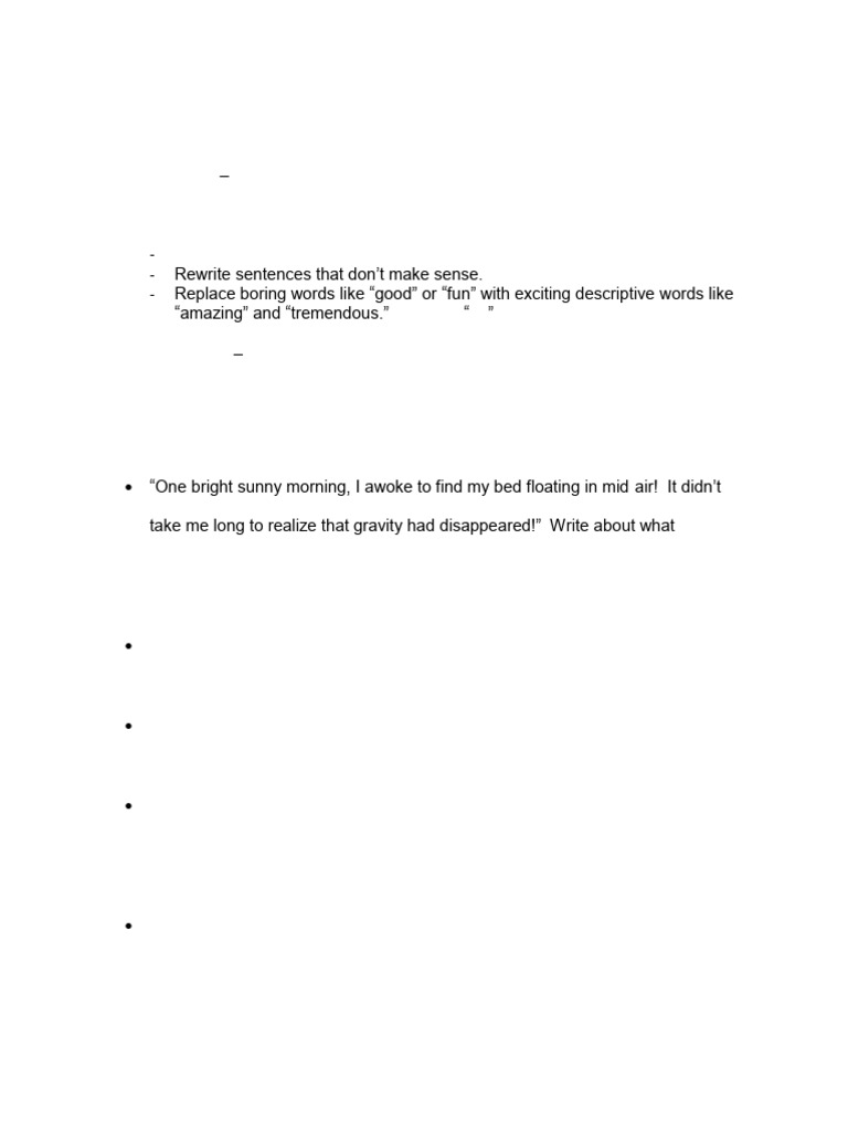 Writing Prompts for Grades 3-5 | PDF | General Fiction