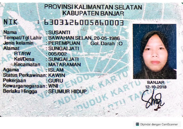 KTP Susanti | PDF